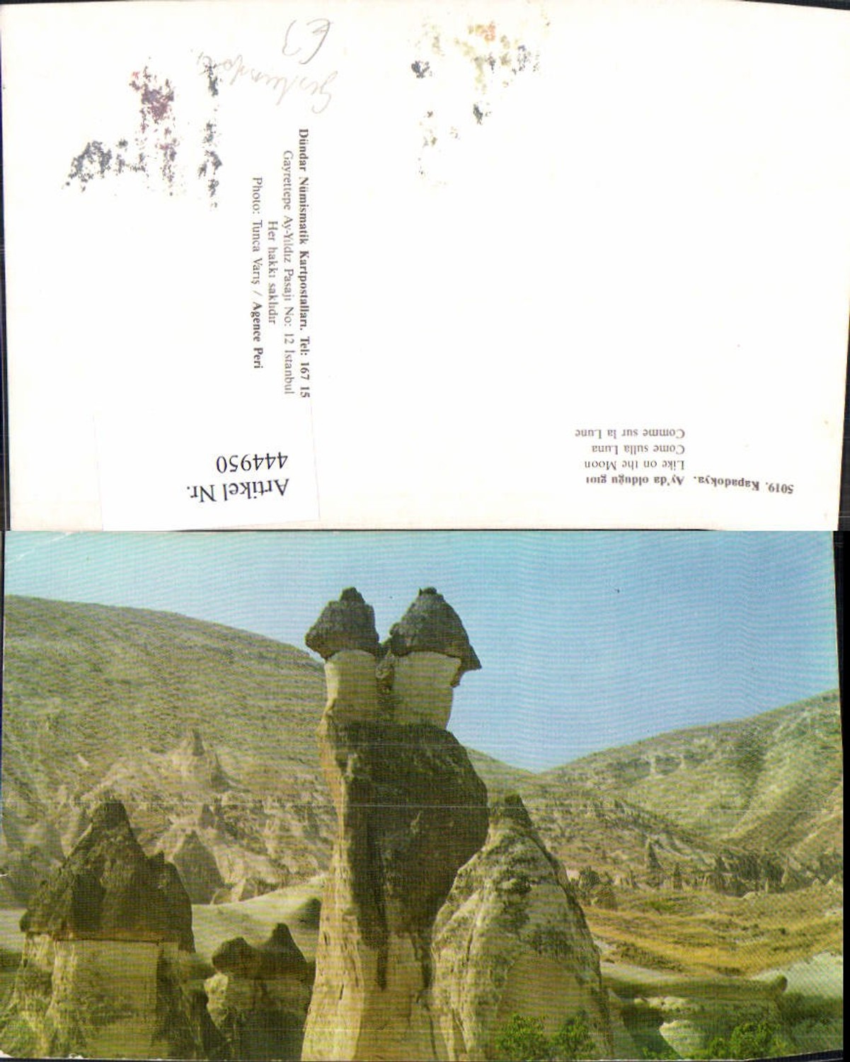 444950,Kapadokya Come sulla Luna Gesteinsformation Felsen ...