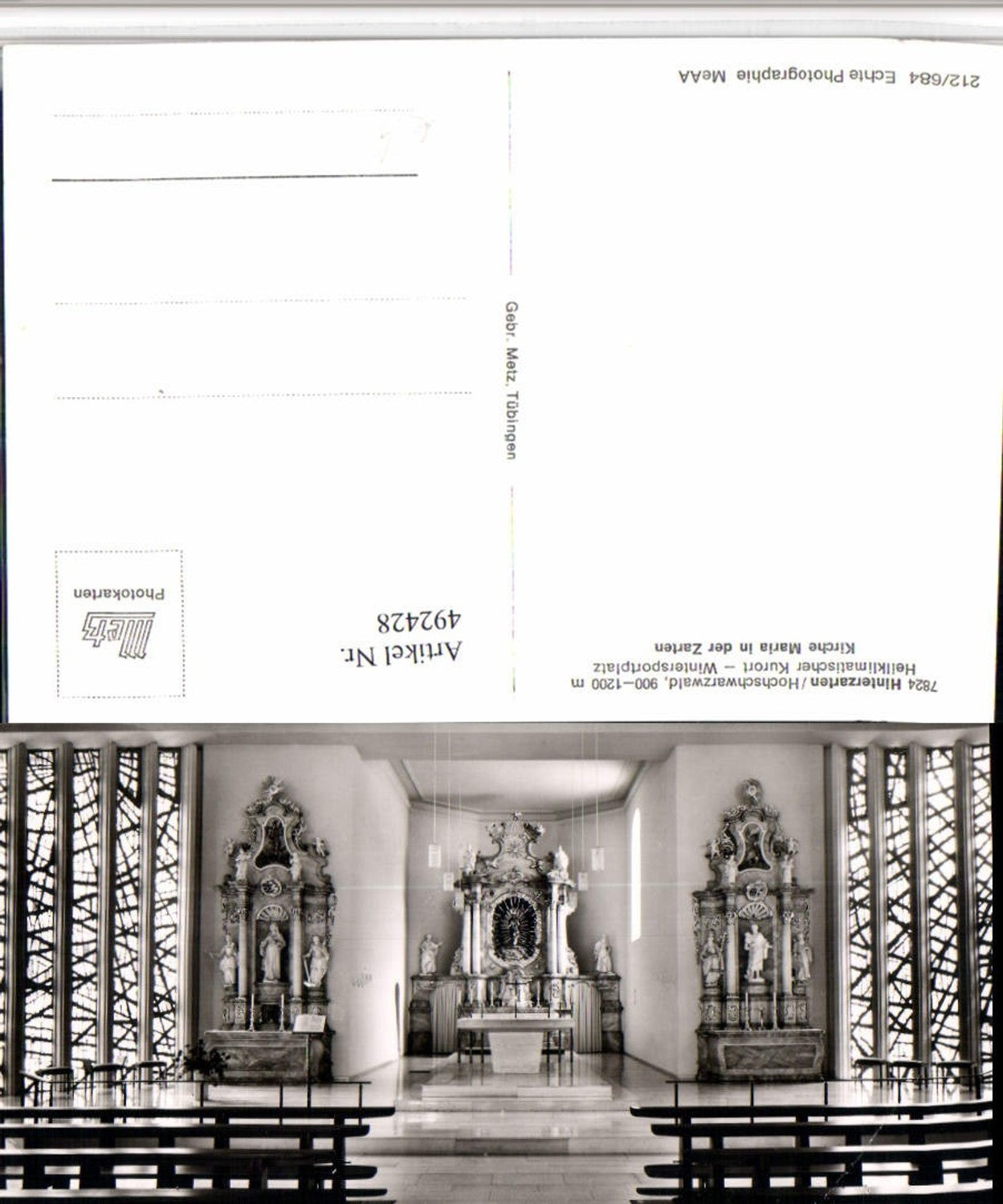 492428, Hinterzarten in the Black Forest, Church of Maria in der Zarte ...