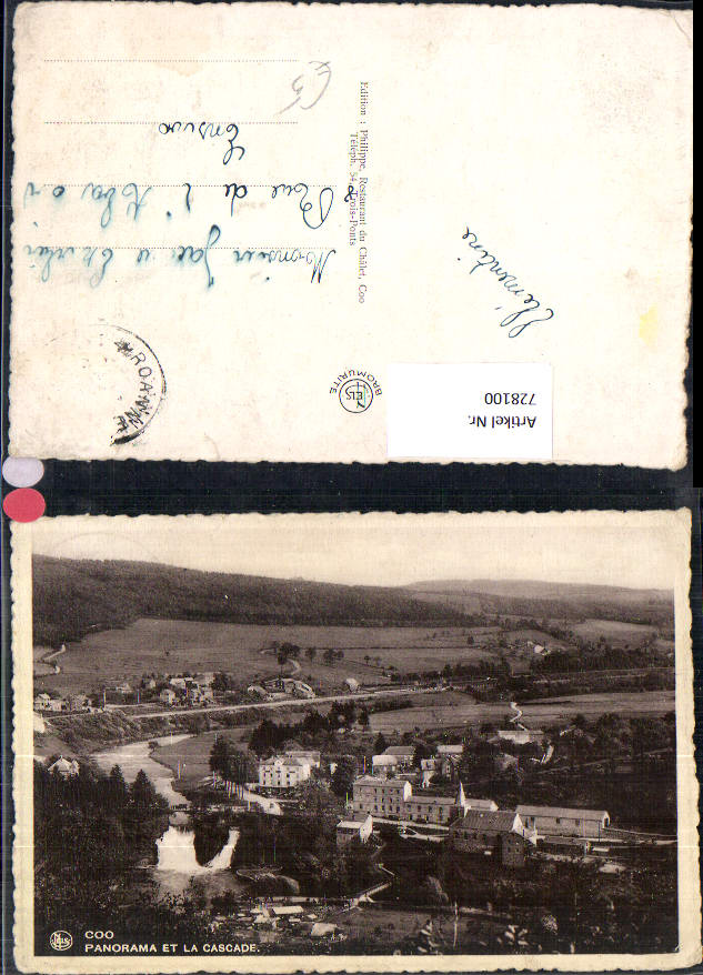 728100 Coo Panorama et la Cascade Stavelot Petit-Coo Wasserfall Belgiu ...